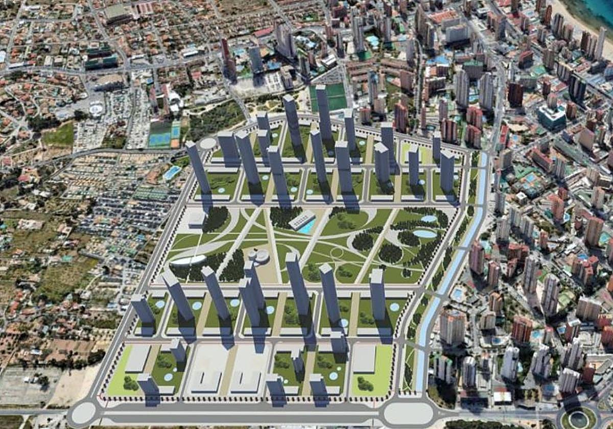 The 'Ensanche Levante' Plan to Invest 76 Million Euros to Complete Benidorm's Urban Development ...